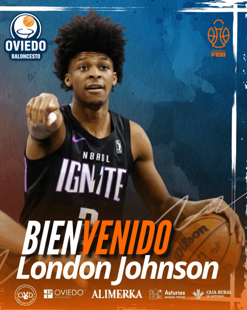 London Johnson nuevo fichaje del Alimerka Oviedo Baloncesto - gijonbasket
